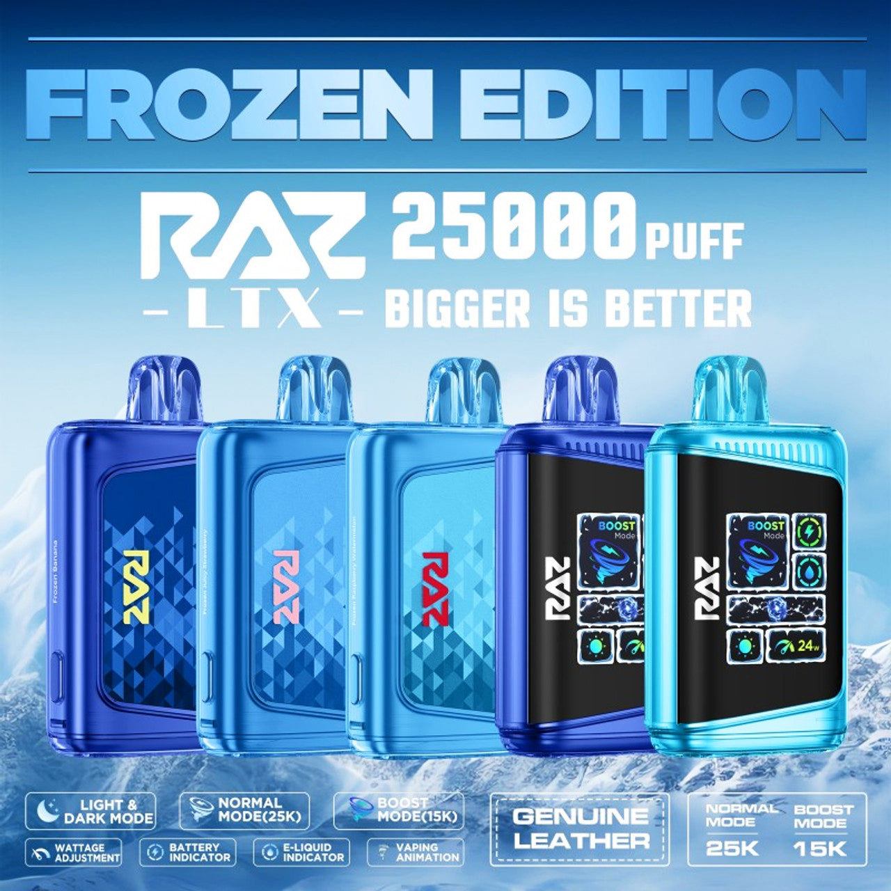 Raz DC25000 25K Puff Rechargeable Disposable Device – 25000 Puffs – U2 ...
